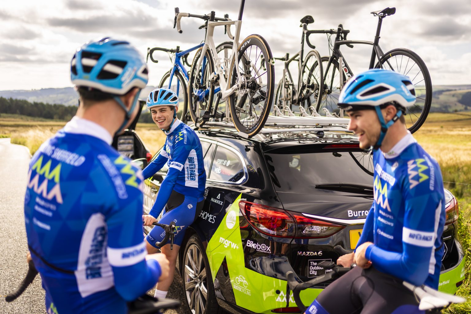 Burrows Mazda Sheffield sponsors Cycling Sheffield for eighth year running
