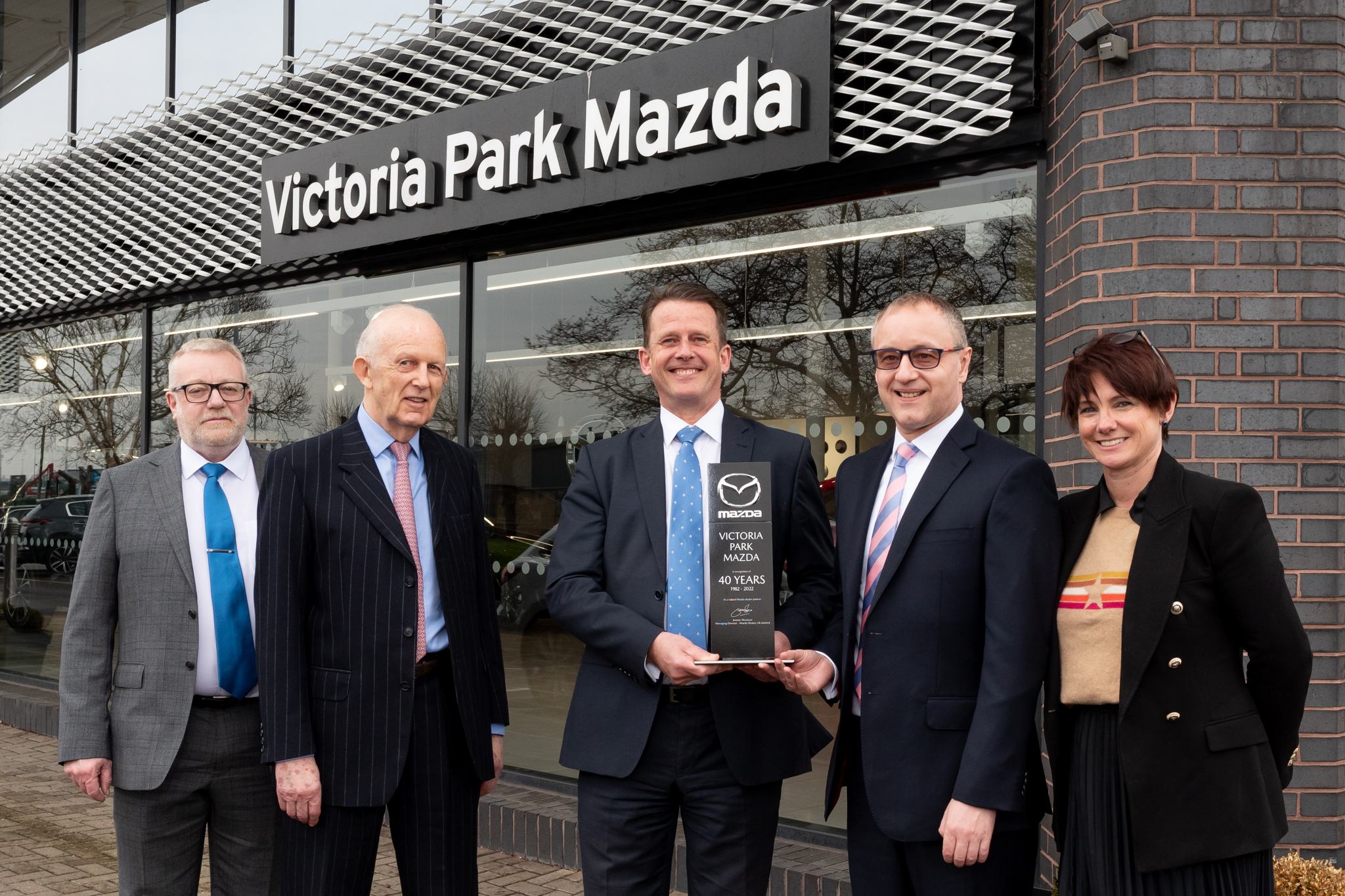 Victoria Park Mazda celebrates 40 years of sales success in Cardiff ...