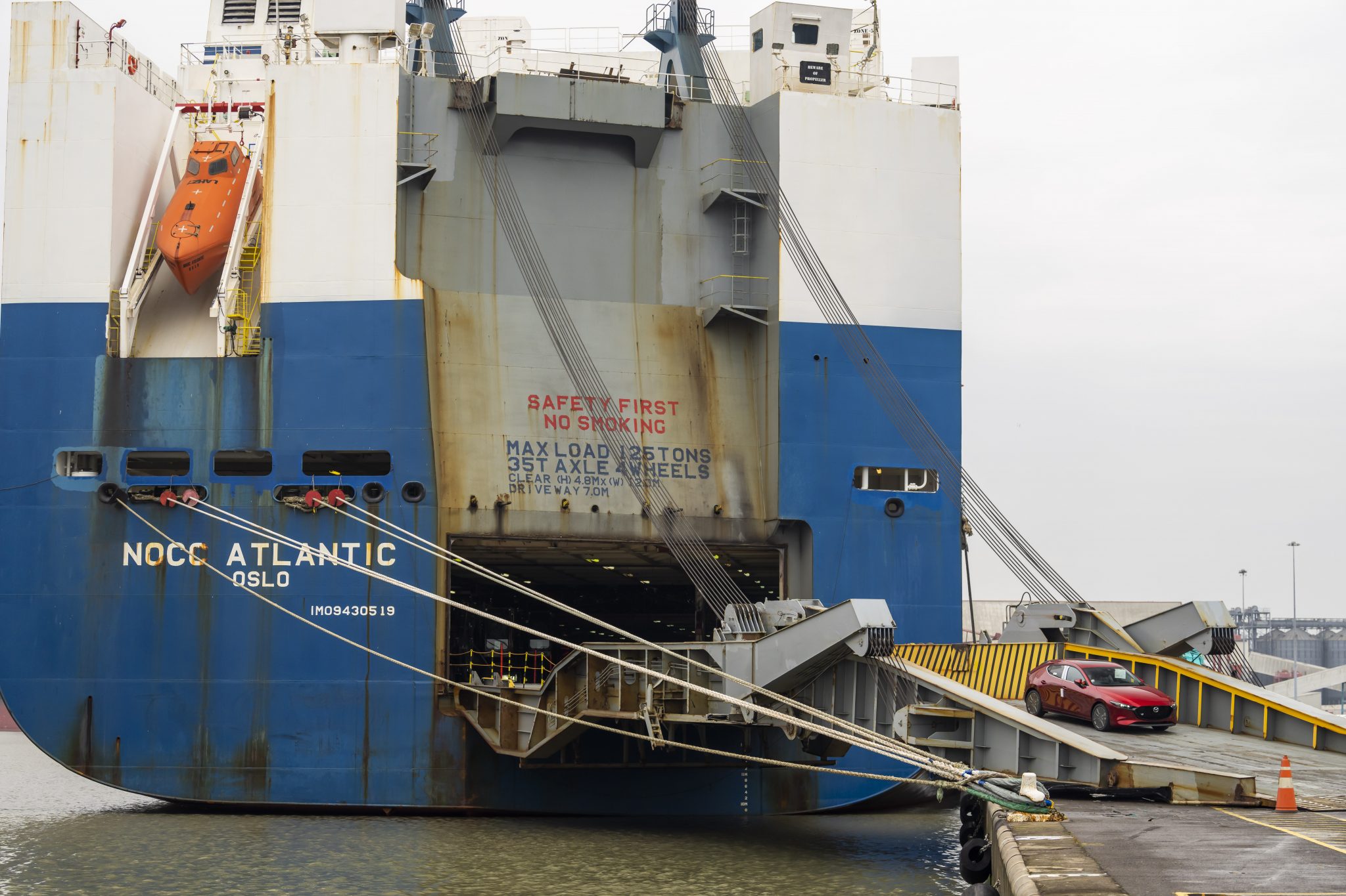 First shipment of cars arrive at Bristol Port as Mazda UK’s new direct ...