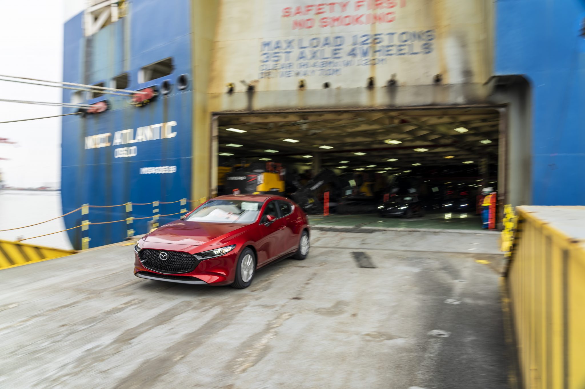 First shipment of cars arrive at Bristol Port as Mazda UK’s new direct ...